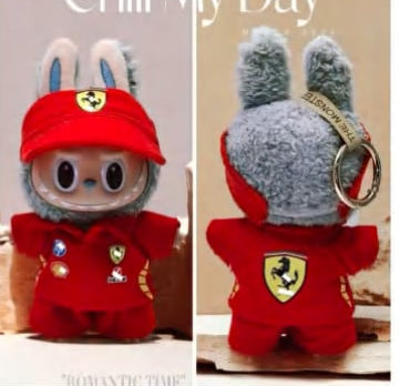 Pop Mart The Monsters Labubu Outfit (3 Piece Red Ferrari) – never miss