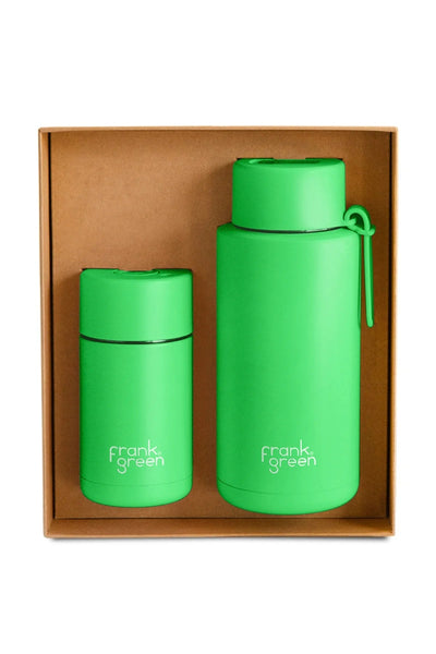 Frank Green The Essentials Gift Set Large (Neon Green) – never miss