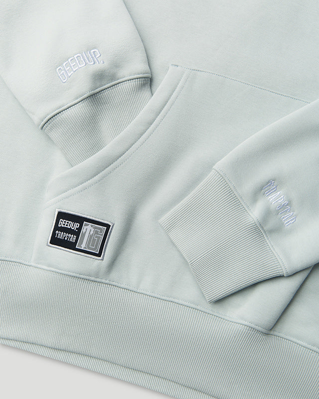 Geedup Handstyle x Trapstar Irongate Arch Hoodie 'Cool Blue White ...