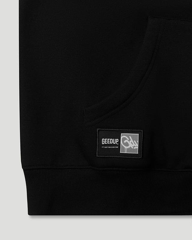 Geedup Team Logo Script Hoodie 'Black/Dusty Pink' – never miss