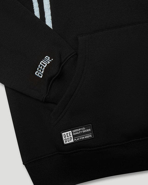Geedup Handstyle Hoodie 'Black/Baby Blue' – never miss