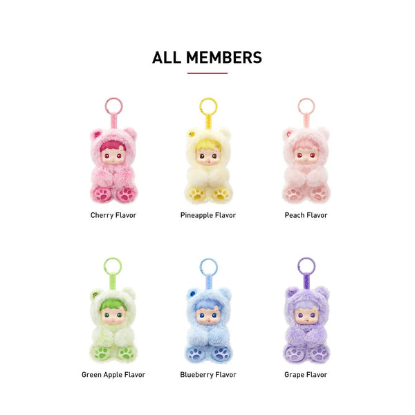 Pop Mart Hacipupu Gummy Bear Series Vinyl Plush Pendant Blind Box ...