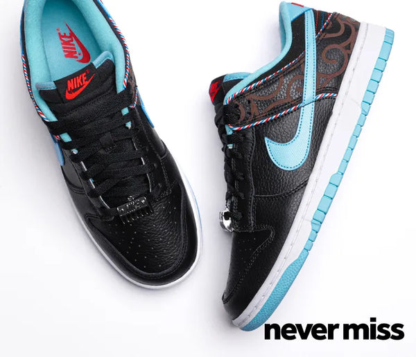 Men's Nike Dunk Low SE 'Barber Shop Black' – never miss